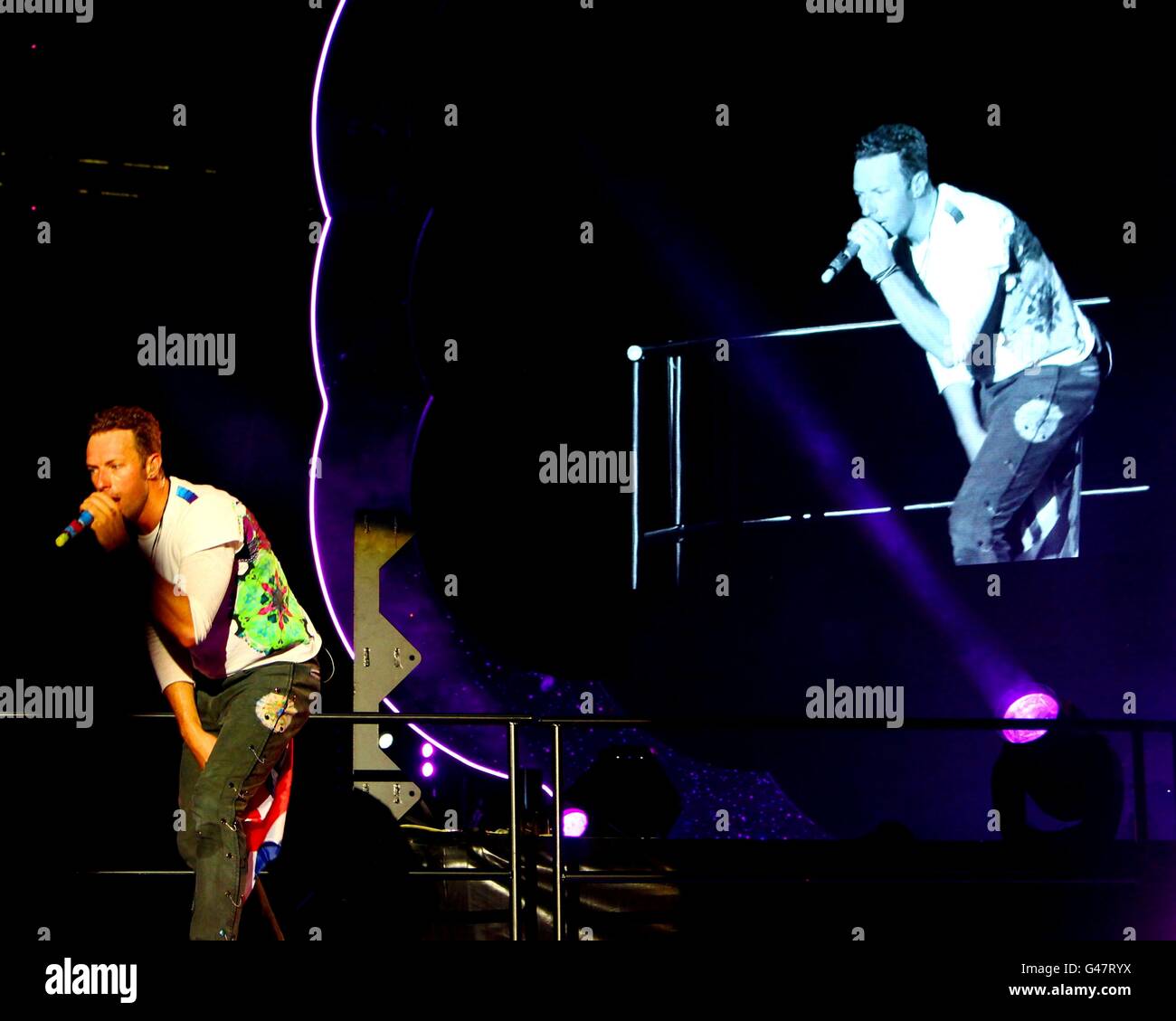 Coldplay concert hi-res stock photography and images - Alamy