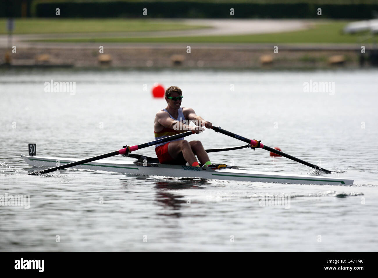 Rowing - Great Britain Senior Trials - Dorney Lake. Alan Campbell ...