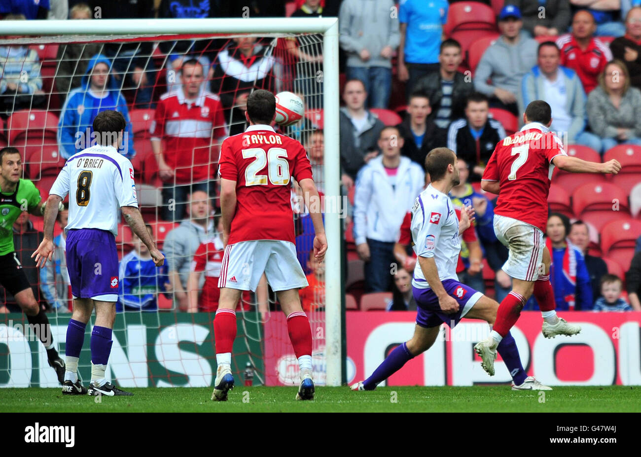 Football soccer middlesbrough full length scoring midair mangpa 10101 ...