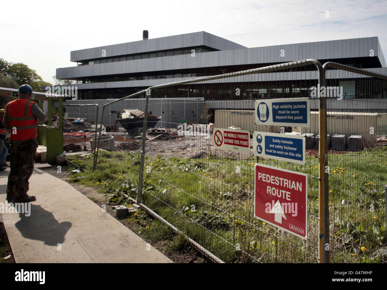 Royal Commonwealth Pool refurbishment Stock Photo - Alamy