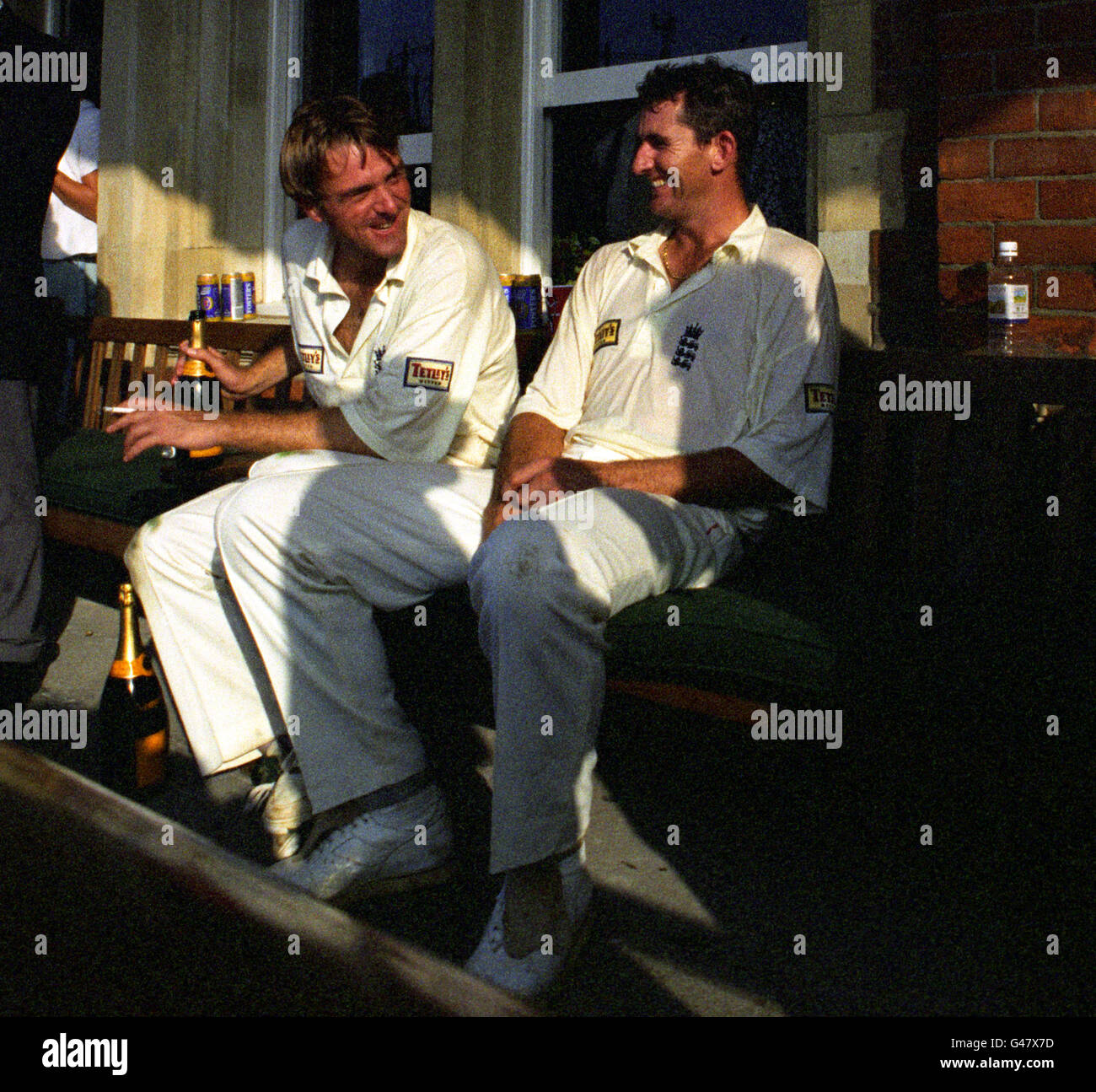 Sport cricket cricket pavilion andrew caddick hi-res stock photography ...