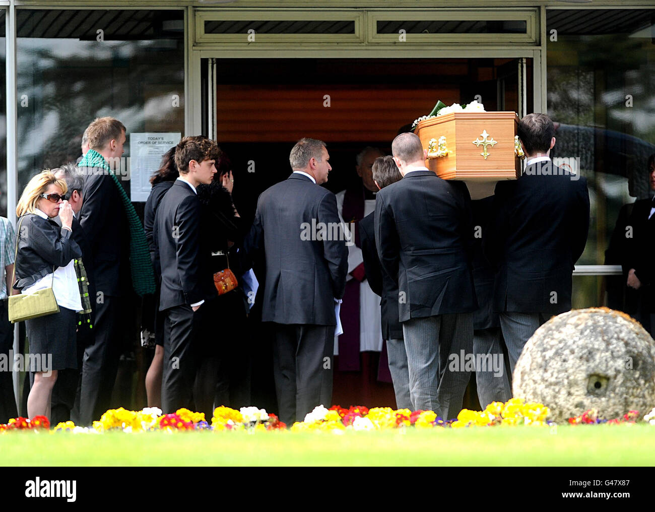 Sian O'Callaghan funeral Stock Photo - Alamy