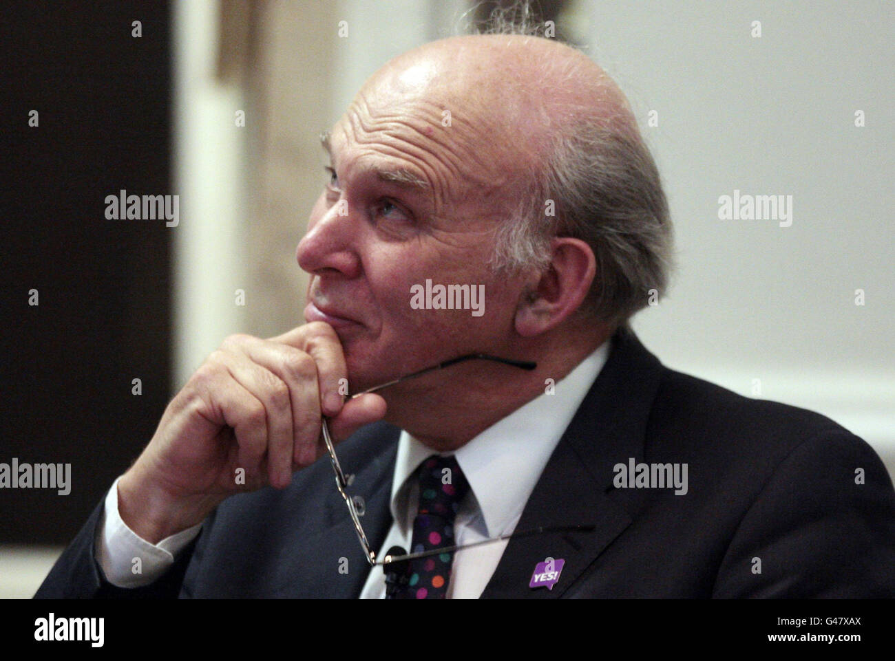 Vince cable in edinburgh hi-res stock photography and images - Alamy