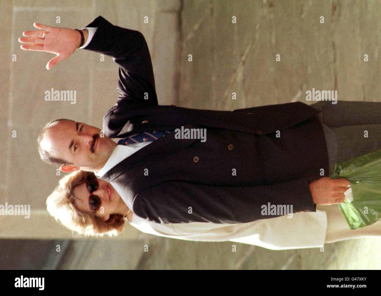 Former Liverpool and Southampton Bruce Grobbelaar arrives with his wife ...