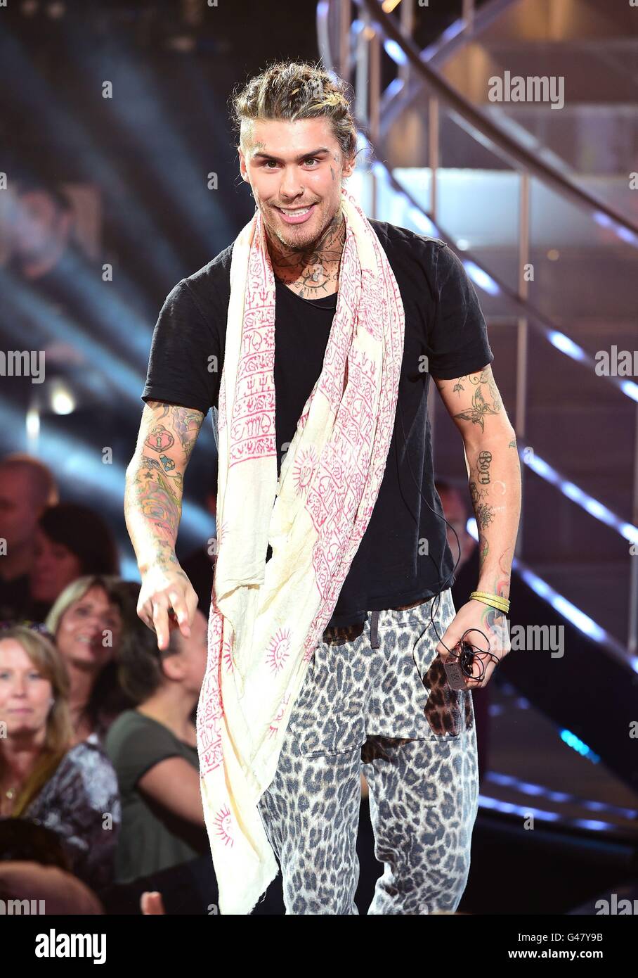 Marco pierre white jr leaves big brother house hi-res stock photography ...