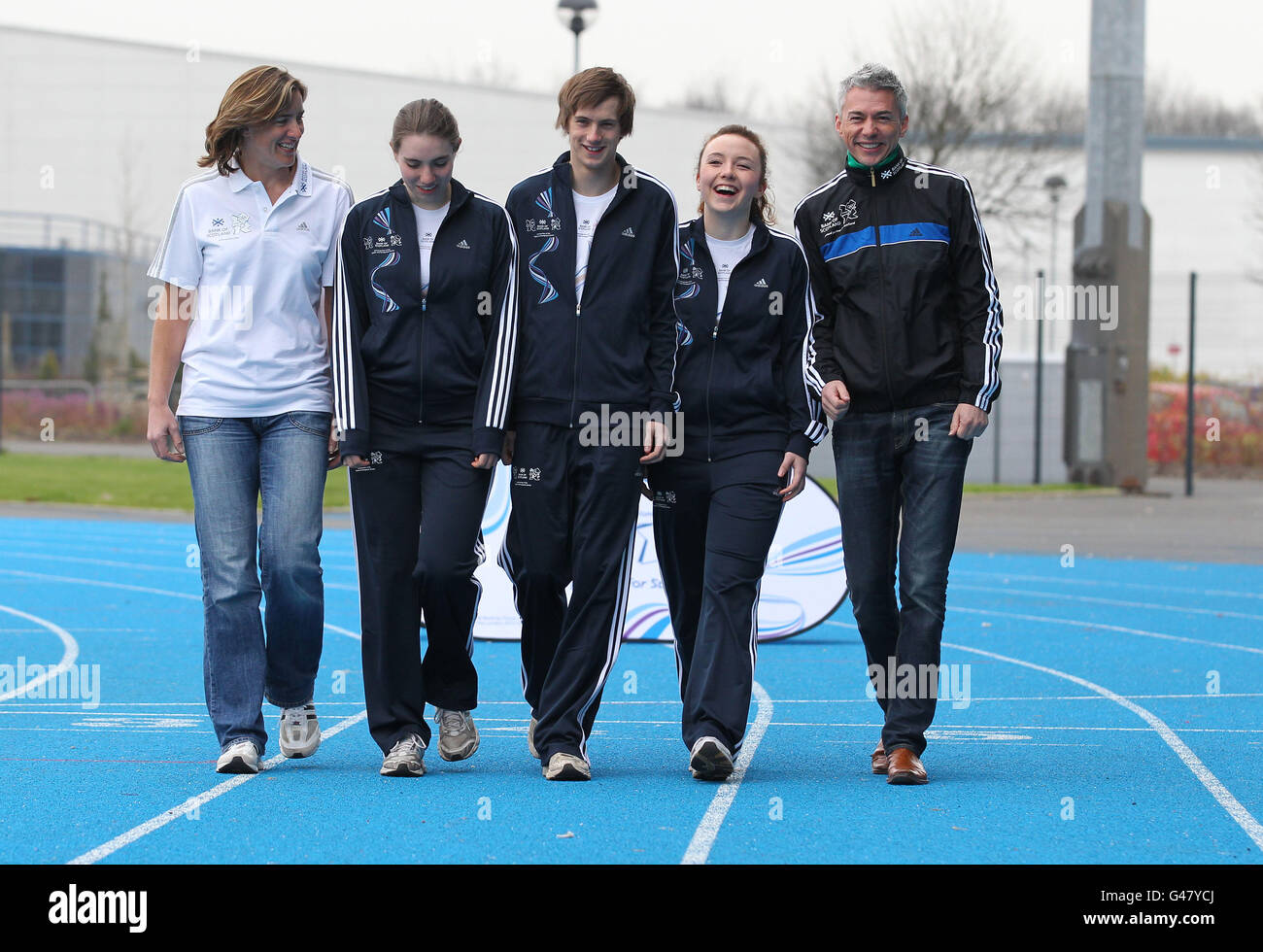 (left-right) Katherine Grainger, Holly Reif, Allan Hamilton, Morven ...