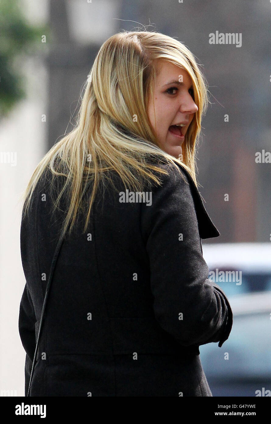 Rebecca Reasbeck leaves Lewes Crown Court in Lewes, East Sussex, where ...