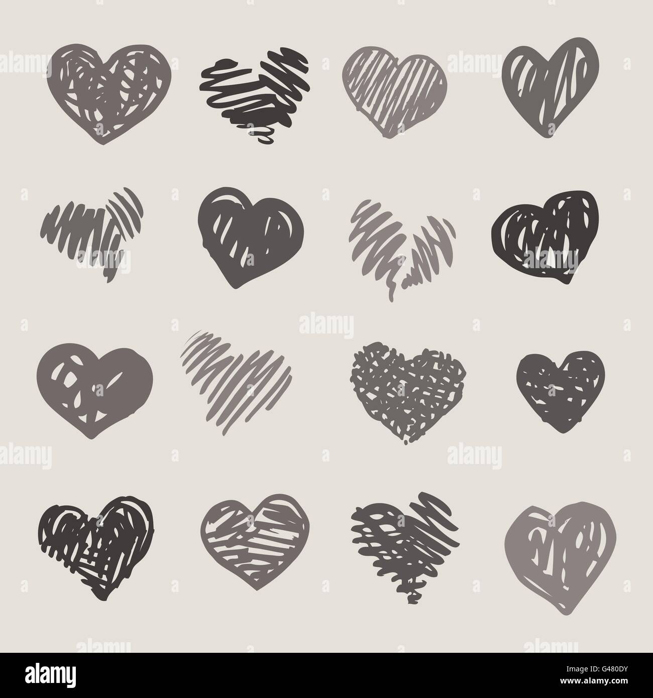 Heart pen on valentines Stock Vector Images - Alamy
