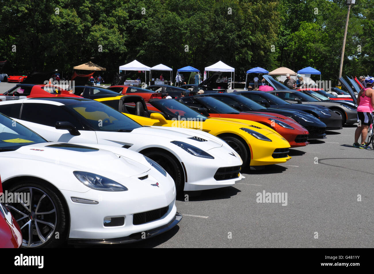 C6 chevrolet corvette car show hi-res stock photography and images - Alamy