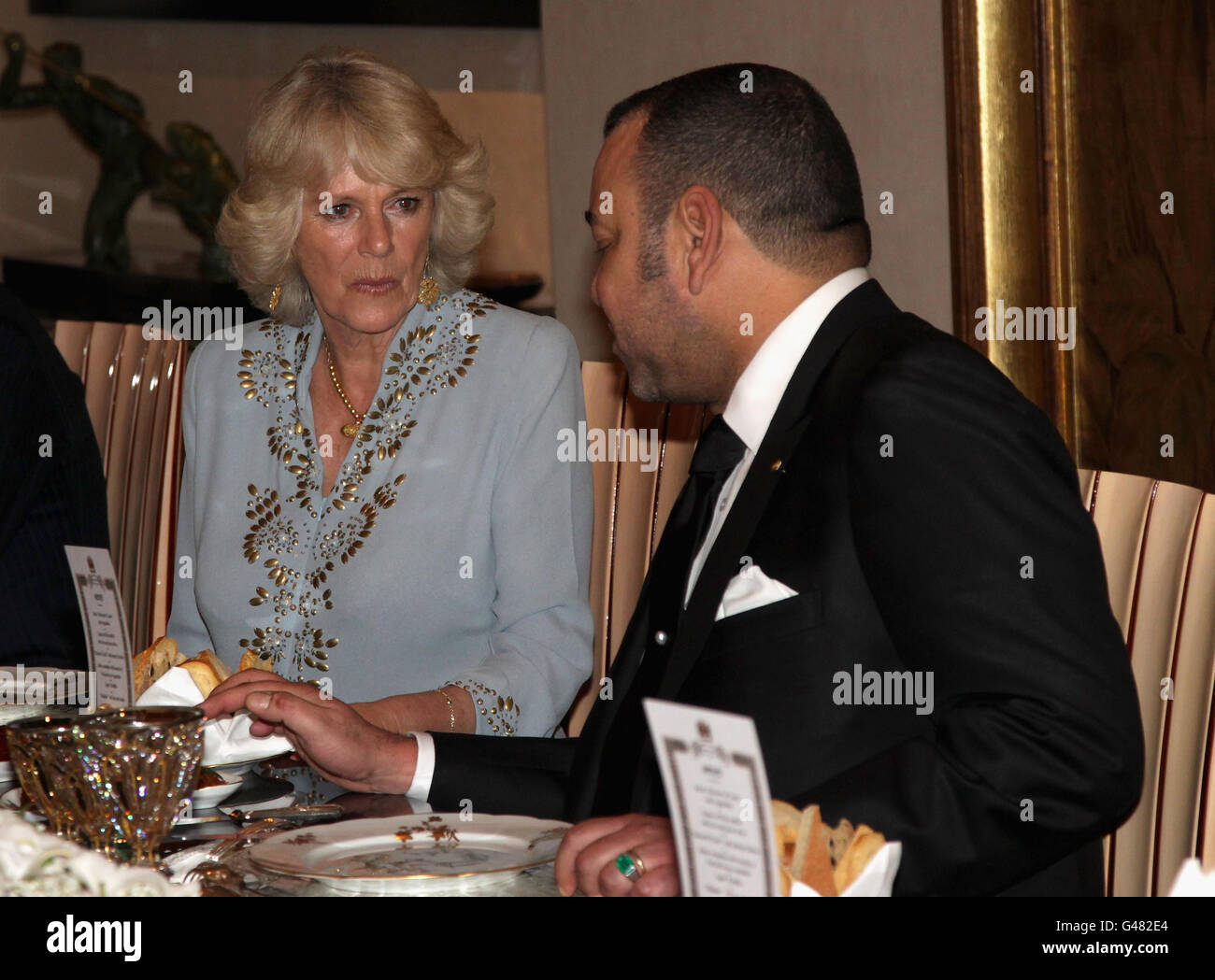 Royal visit to Morocco Stock Photo - Alamy