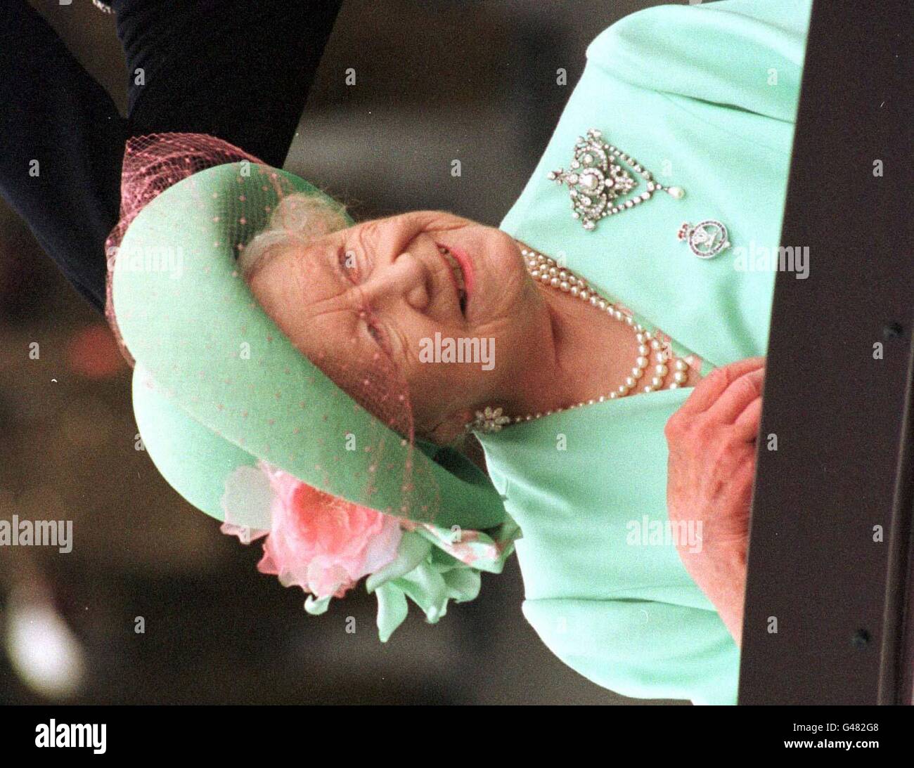 ROYAL Queen Mother/close up Stock Photo - Alamy