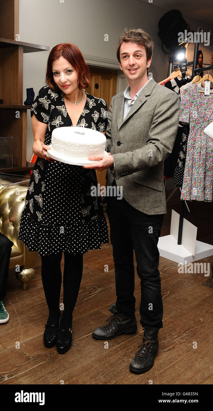 With her husband danny right press association photo picture date hi ...