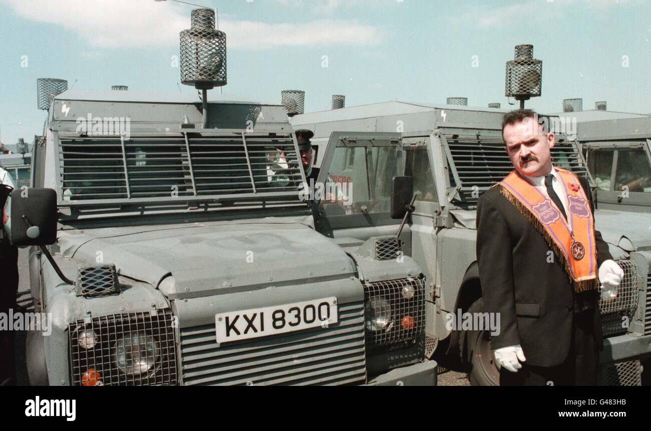 Ulster Orange march Stock Photo - Alamy