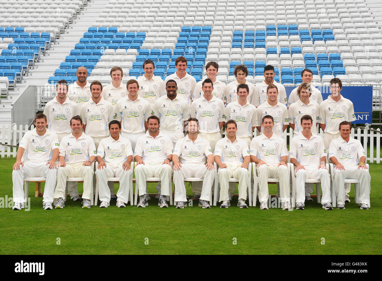 Cricket team group general view hi-res stock photography and images - Alamy