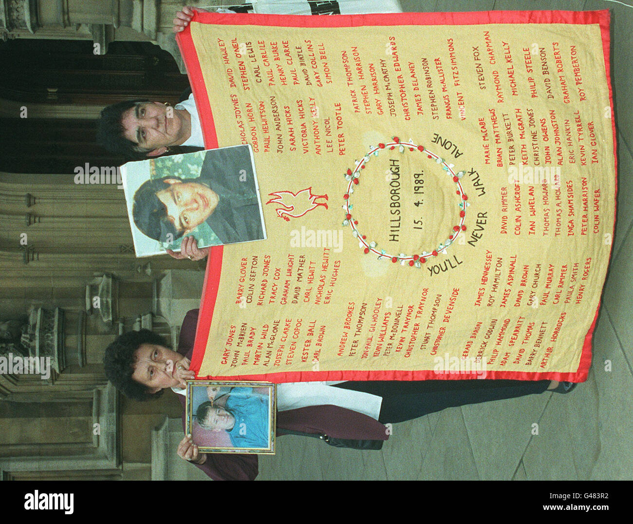 Maureen Church (left) and Theresa Glover of the Hillsborough Family ...