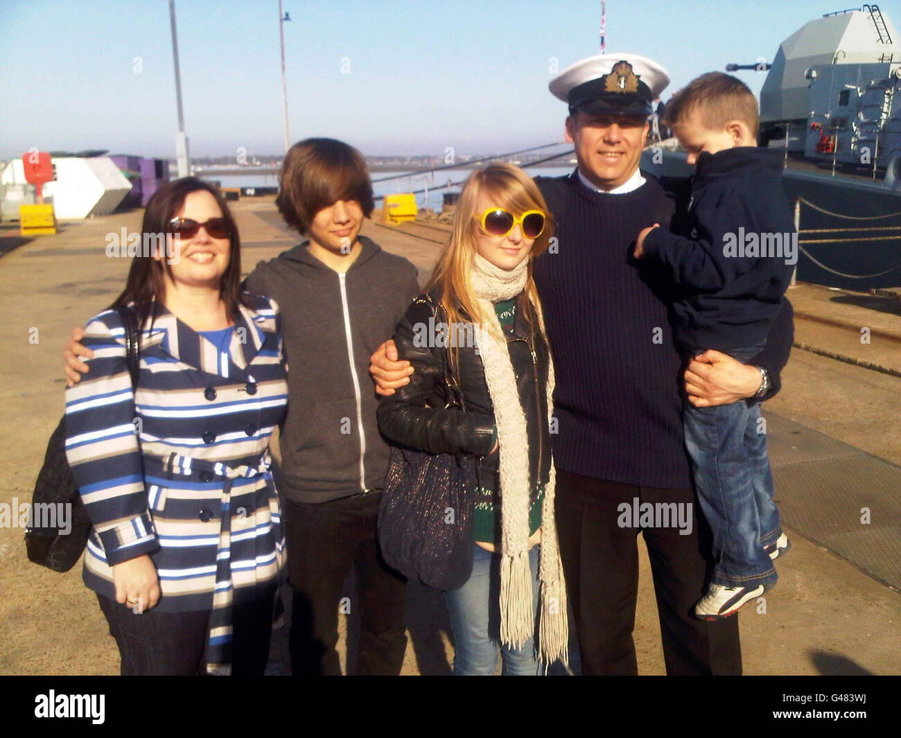 HMS Westminster's executive officer Lieutenant Commander Nick Wood, 42 ...