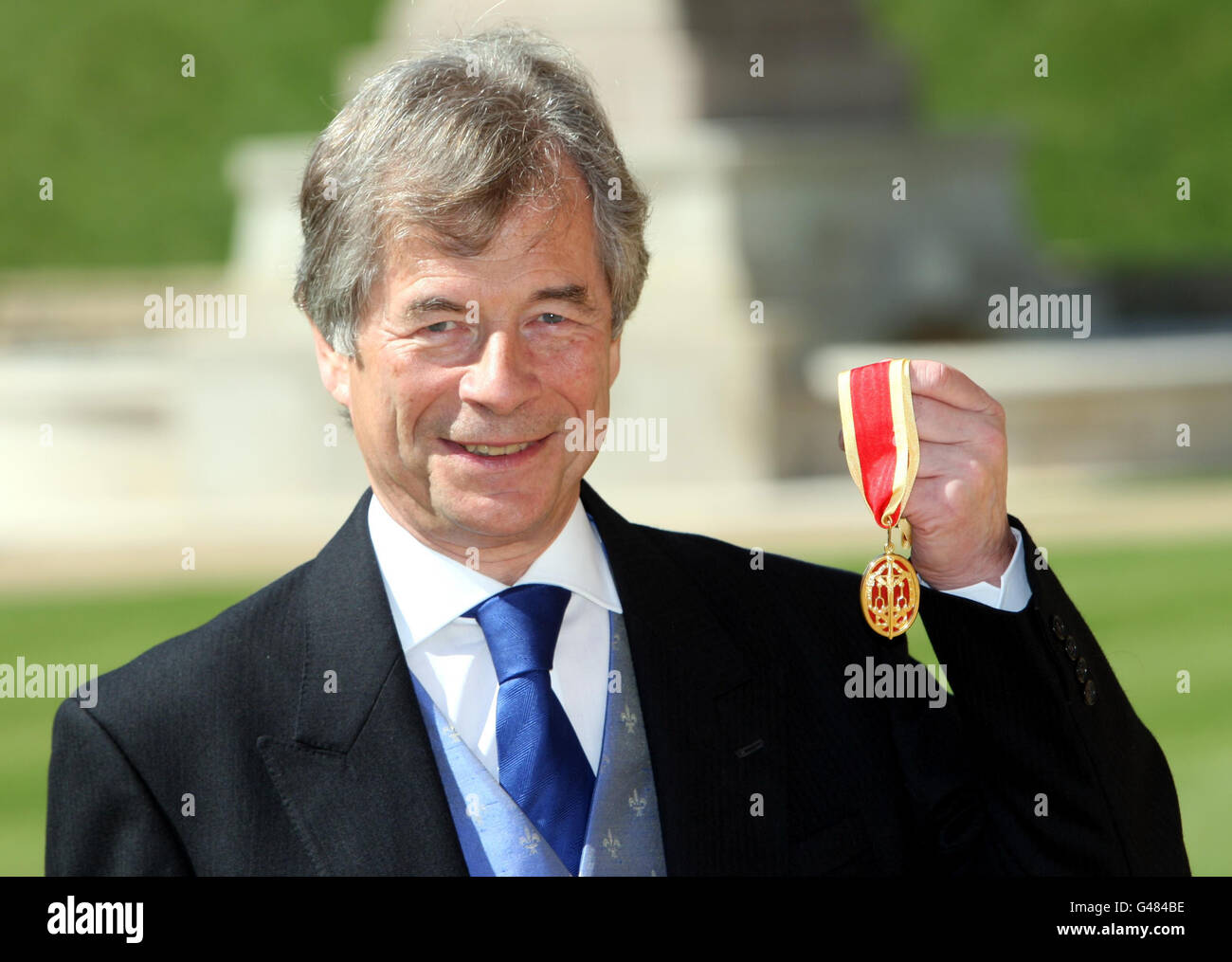 British Airways Chairman Sir Martin Broughton with his medal after ...
