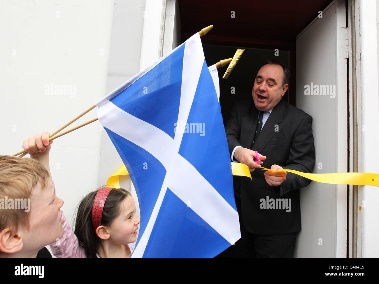Scottish Parliament election campaign Stock Photo - Alamy