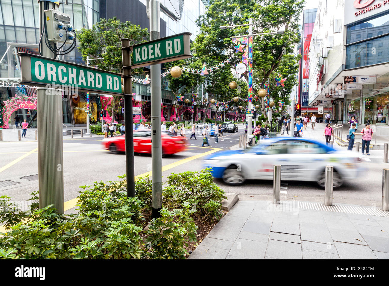 Singapore orchard road hi-res stock photography and images - Alamy