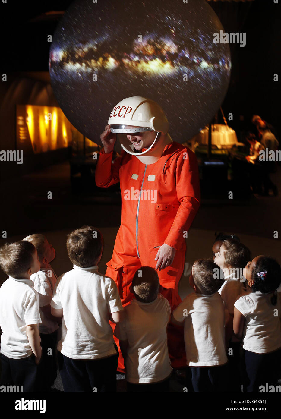 Yuri Gagarin programme launch Stock Photo - Alamy