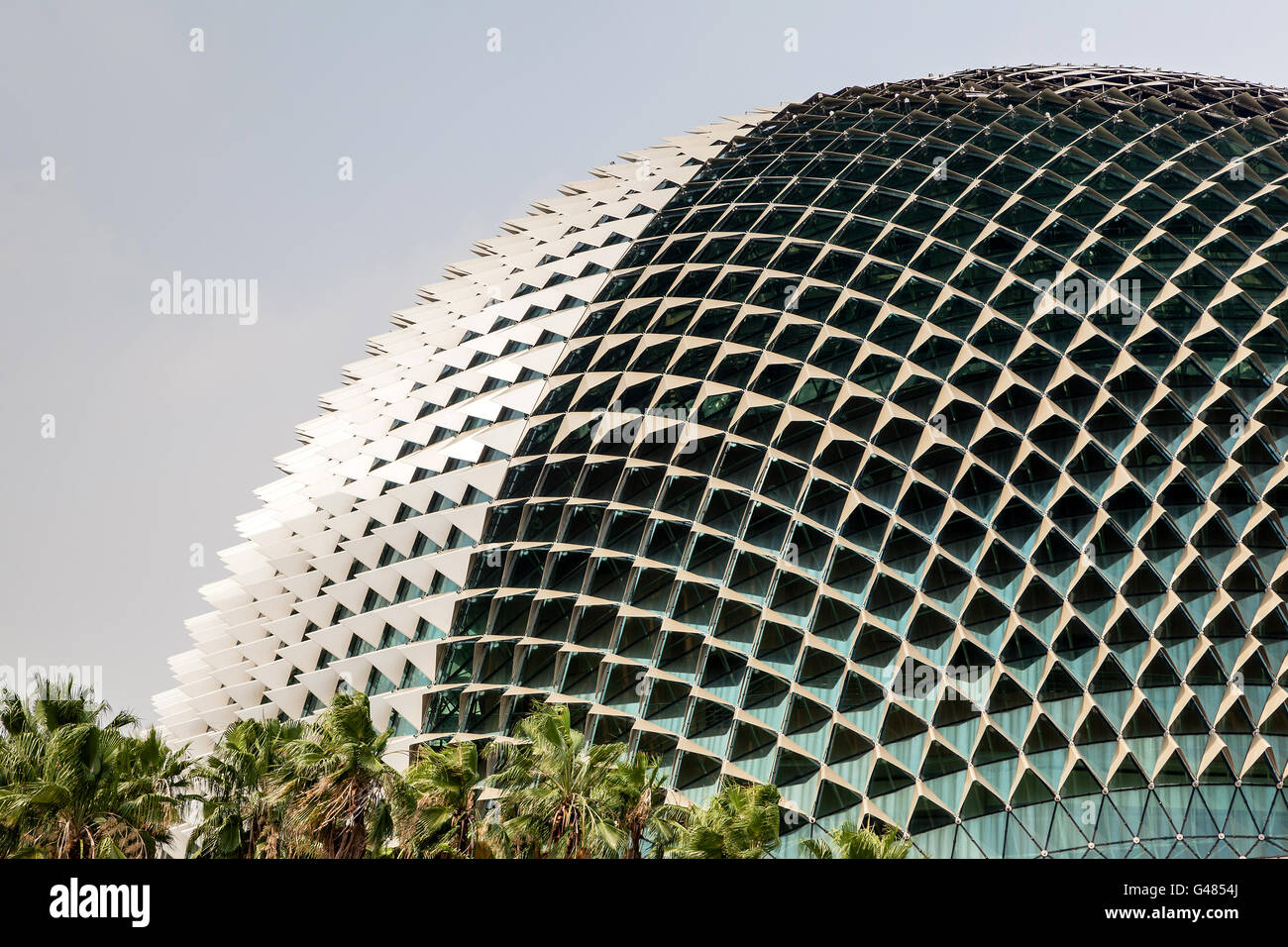 Unique rooftop design of Singapore's famous Esplanade Theatres on the ...