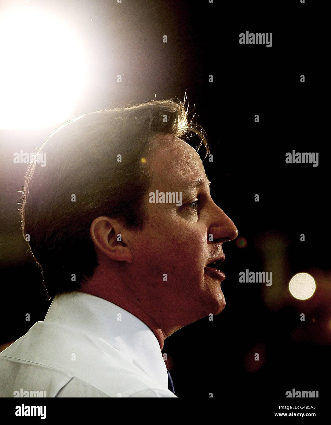 David Cameron visits north of England Stock Photo - Alamy