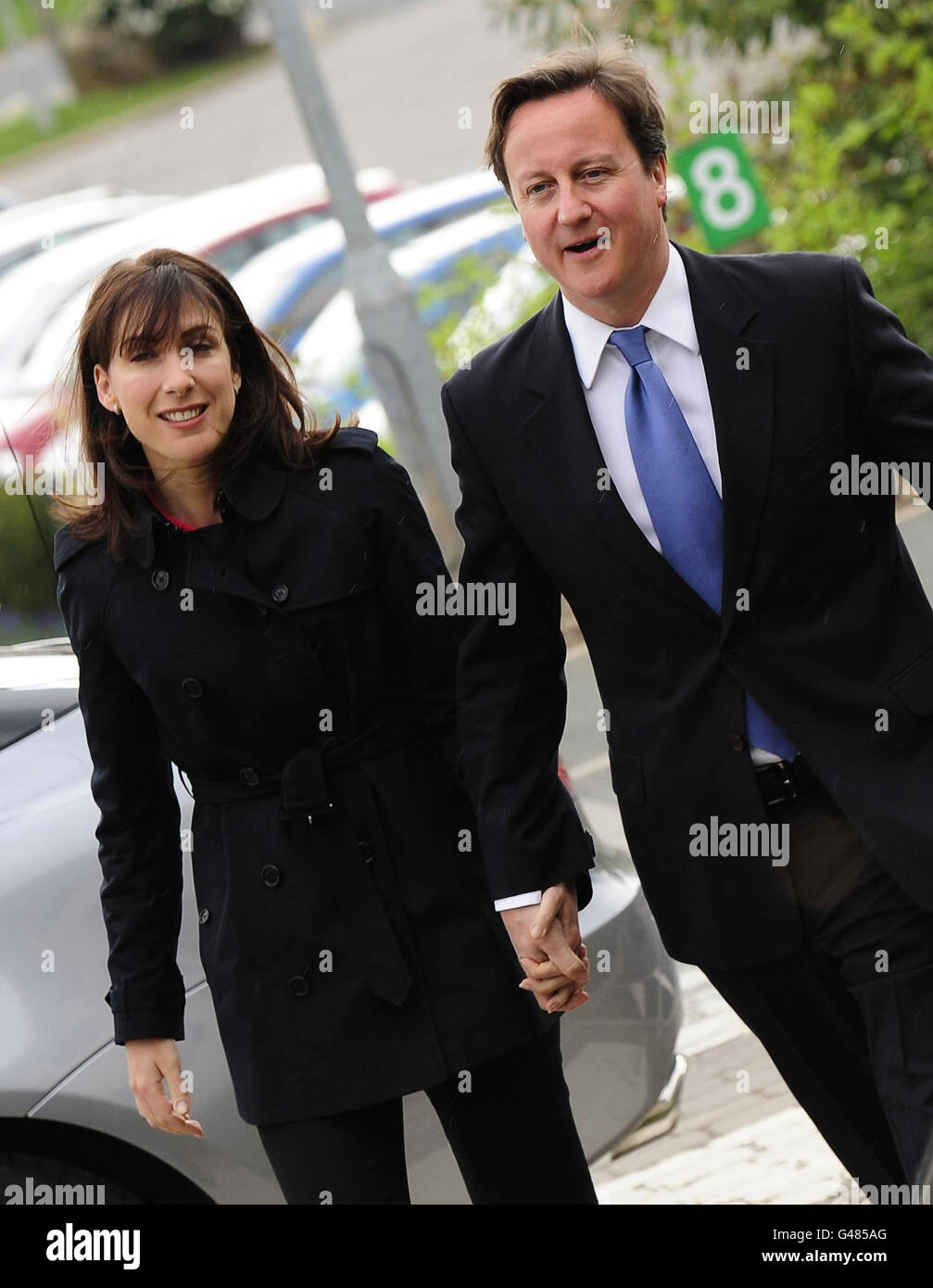 David Cameron visits north of England Stock Photo - Alamy