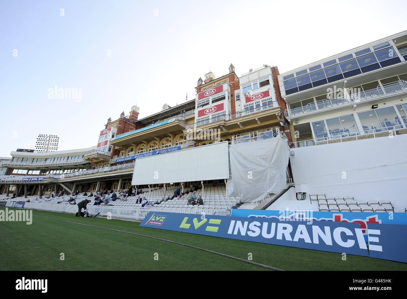 A general view of the Kia Oval, home of Surrey County Cricket Club ...