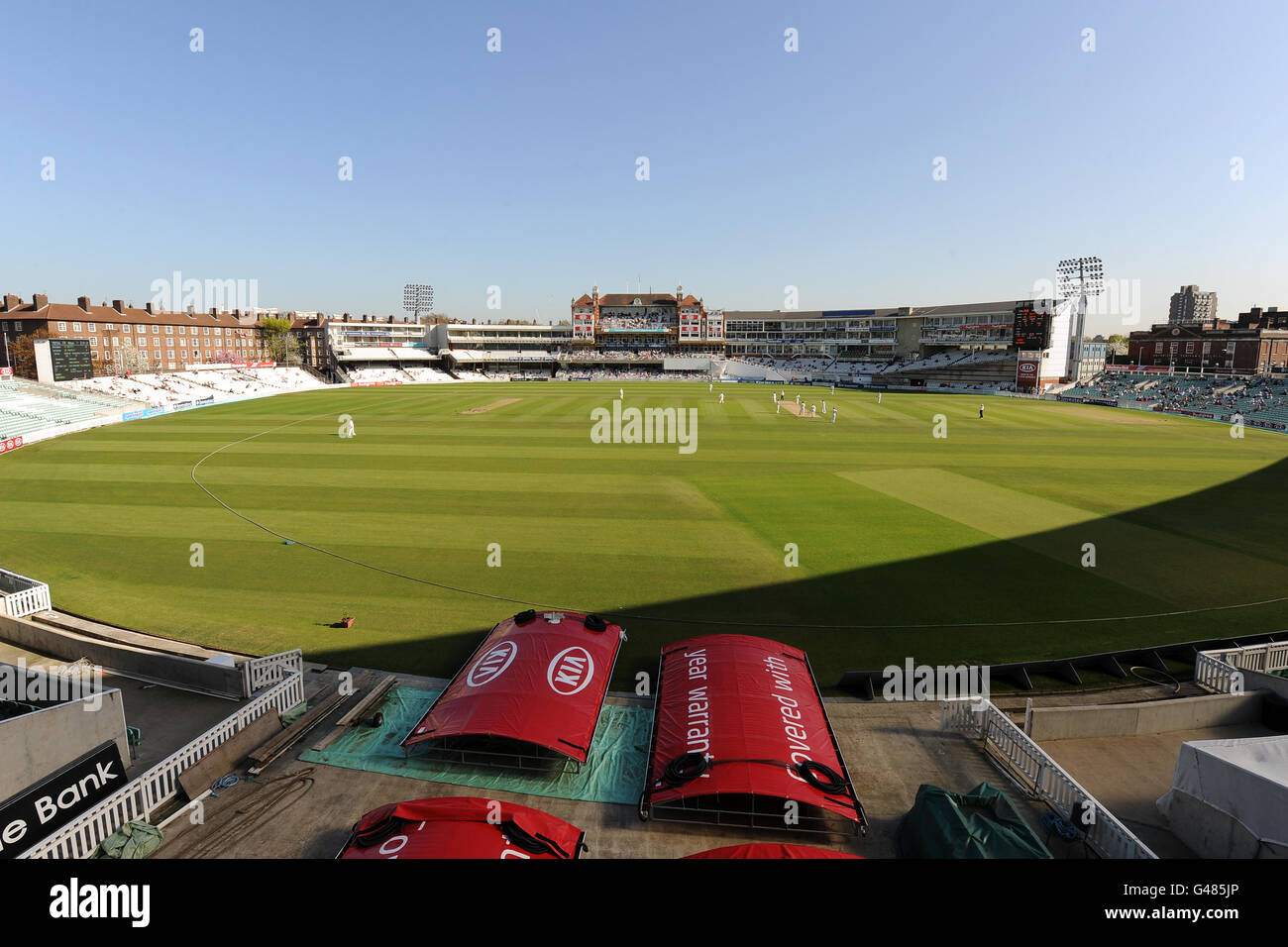 A general view of the Kia Oval, home of Surrey County Cricket Club ...