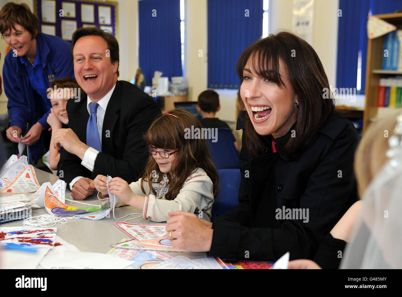 David cameron laughing hi-res stock photography and images - Alamy
