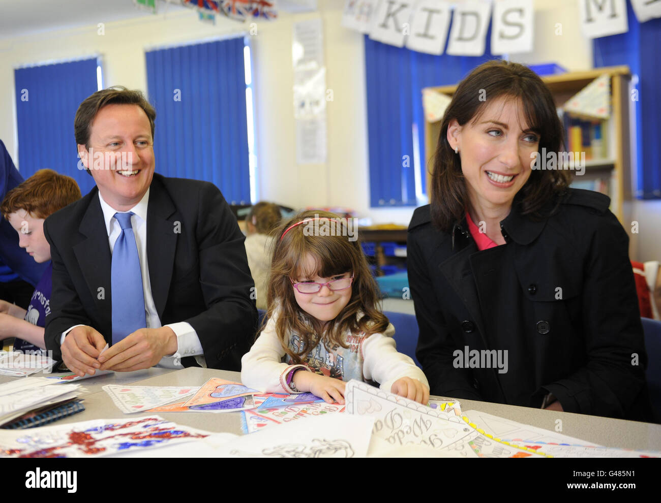 David Cameron visits north of England Stock Photo - Alamy