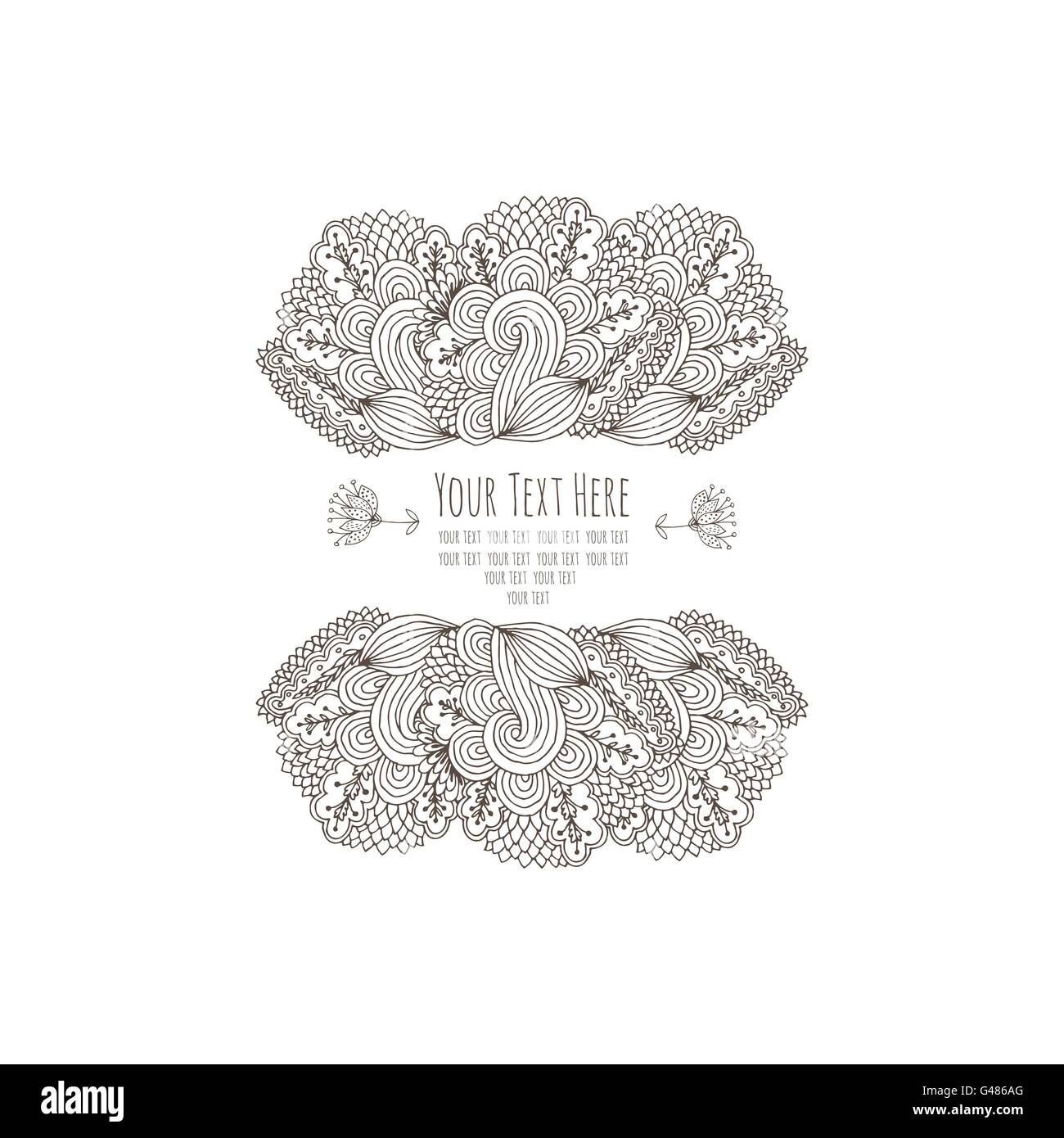 frame for text Stock Vector Image & Art - Alamy