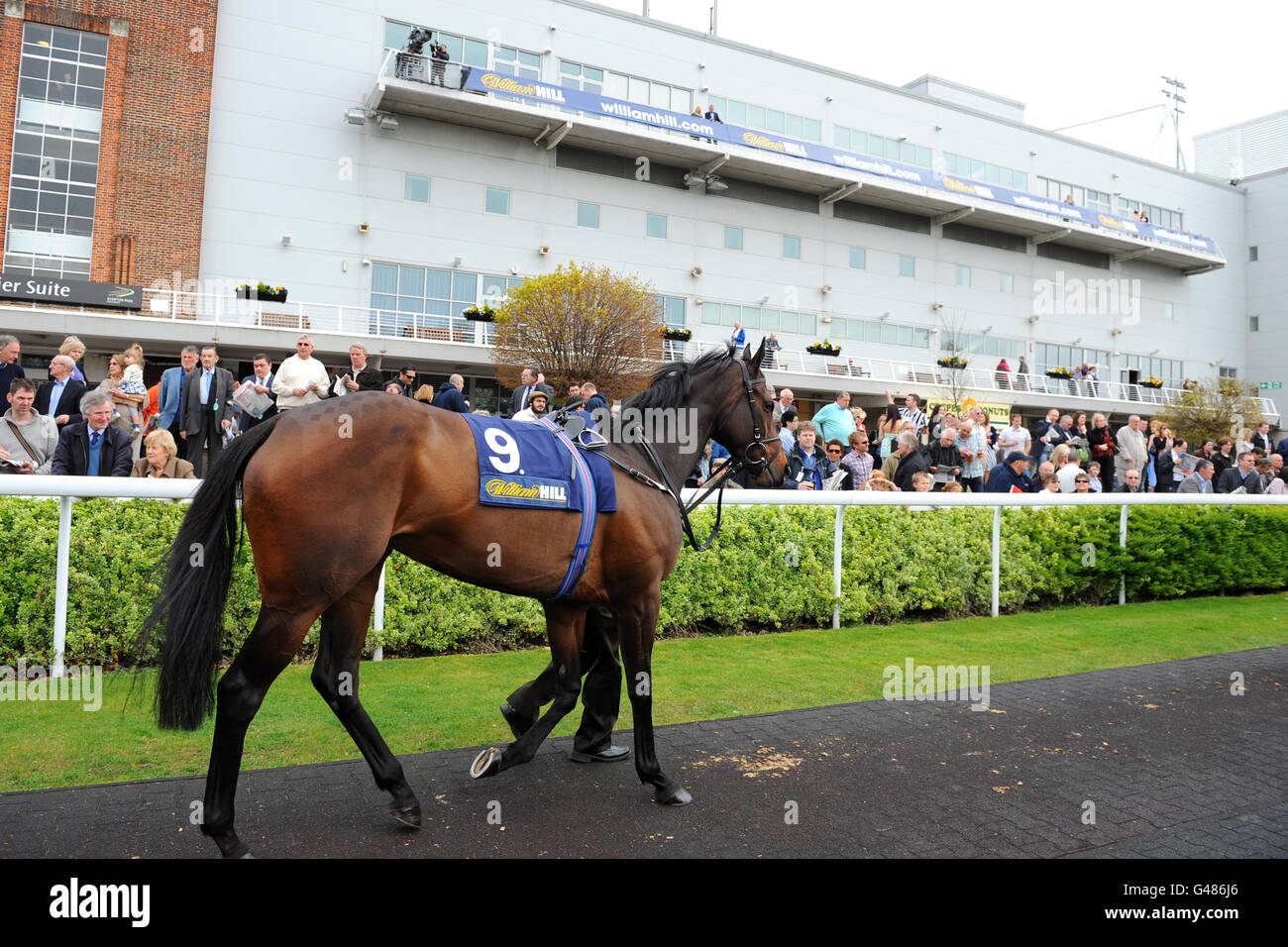 Horse Racing - William Hill Rosebery Stakes Day - Kempton Park Stock ...