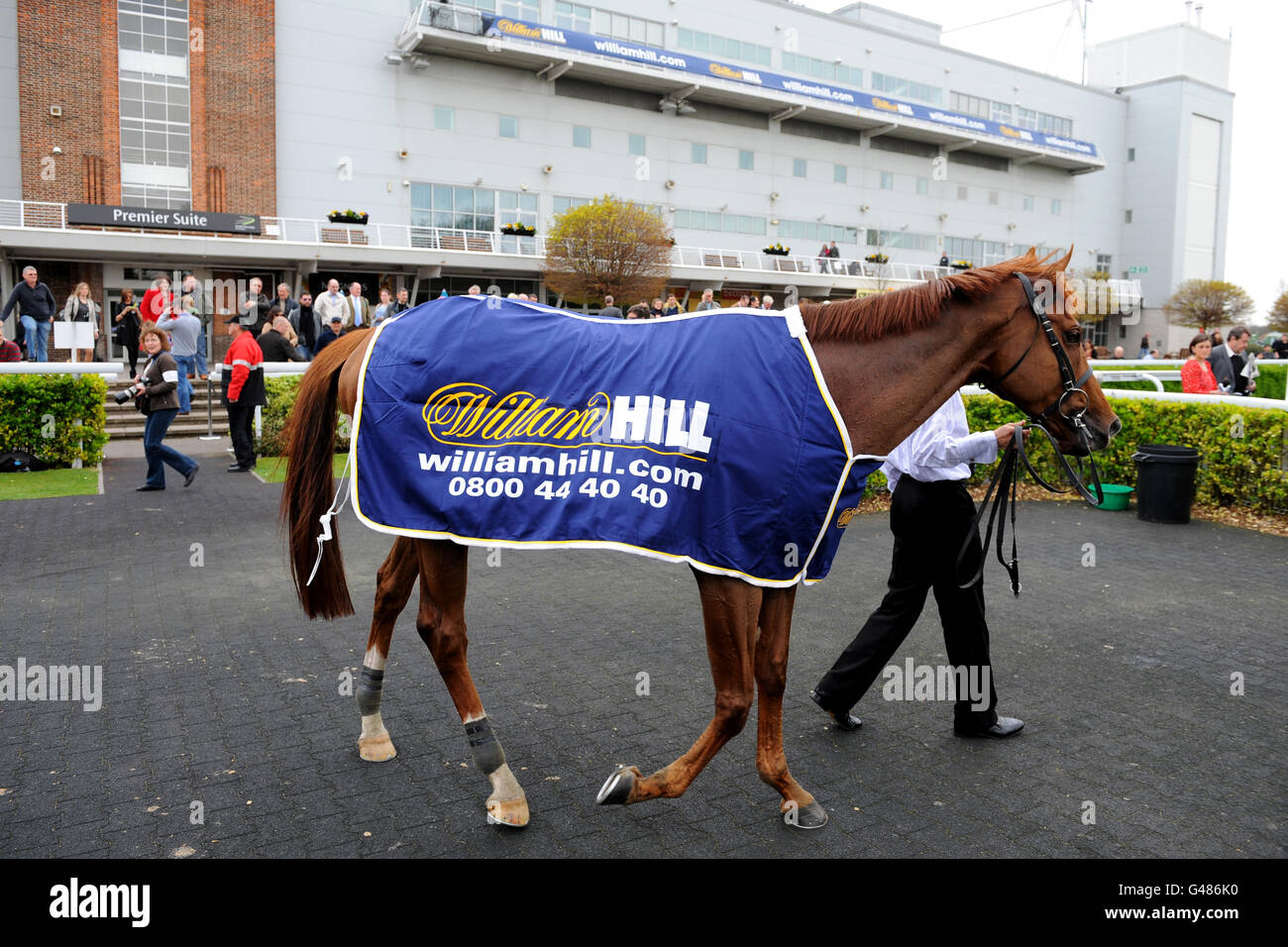 Horse Racing - William Hill Rosebery Stakes Day - Kempton Park. Horses ...