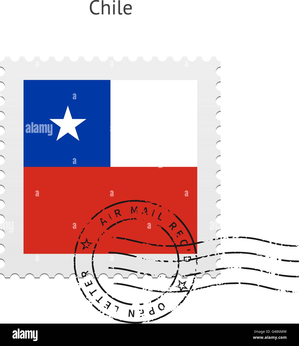 Stamp chile hi-res stock photography and images - Alamy