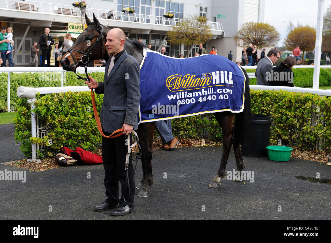 Horse Racing - William Hill Rosebery Stakes Day - Kempton Park. Horses ...