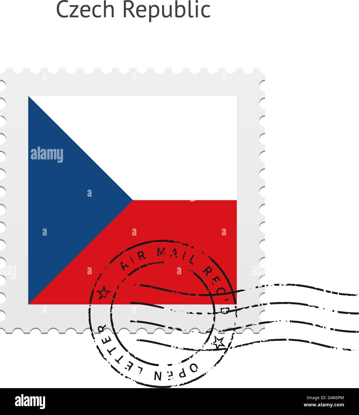 Czech postage stamp hi-res stock photography and images - Alamy