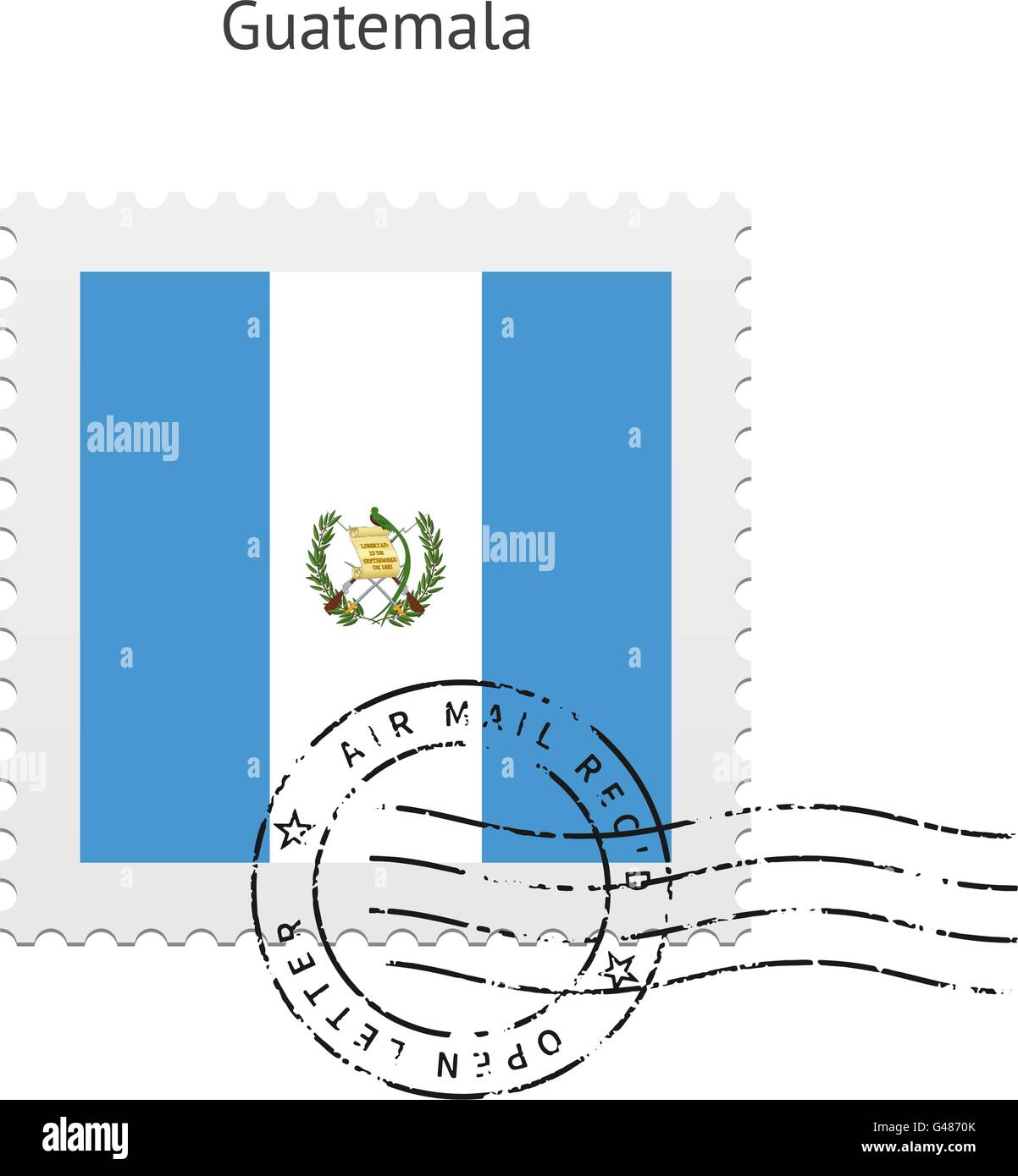 Postage stamp guatemala hi-res stock photography and images - Alamy