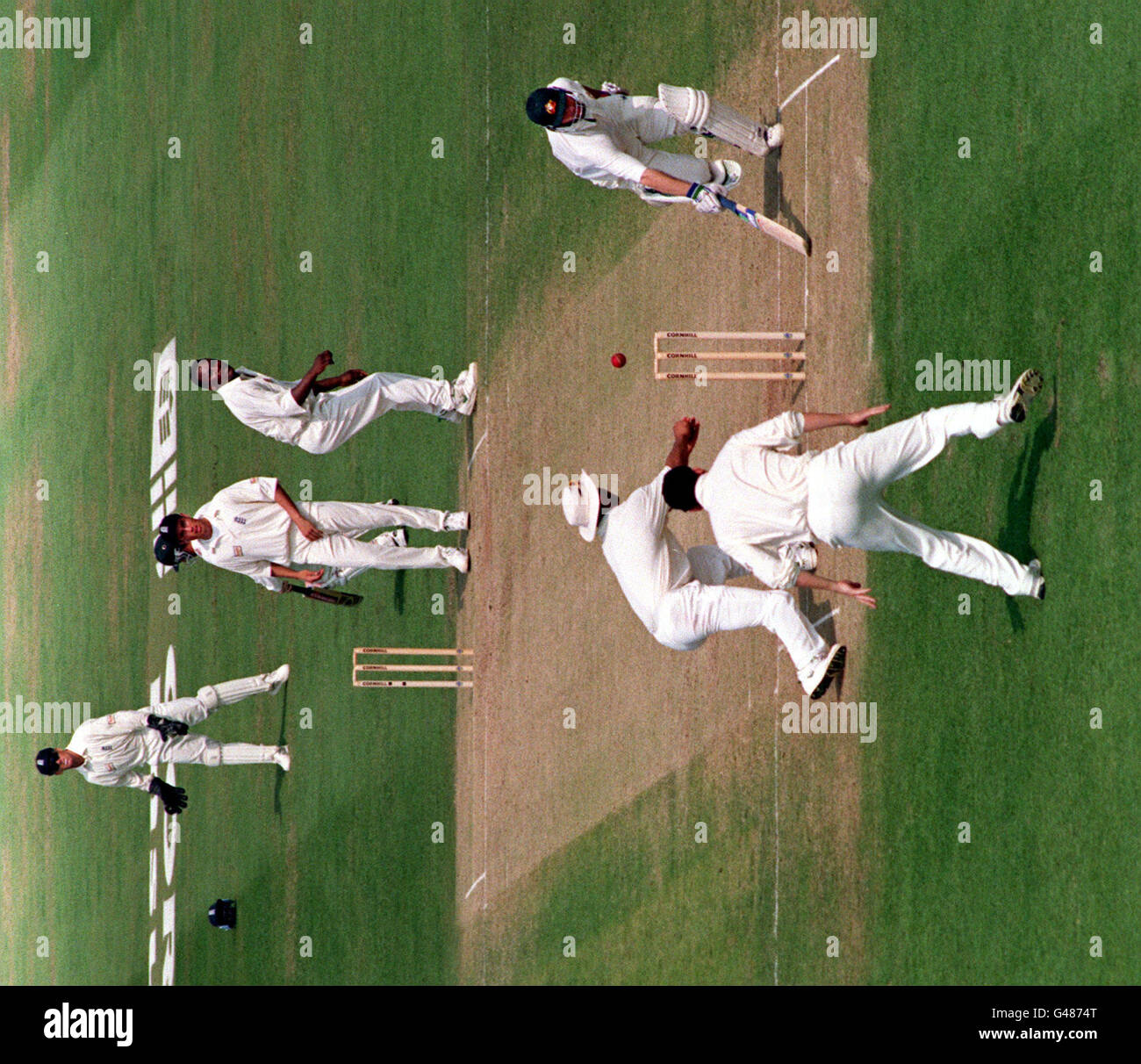 CRICKET Malcolm & Waugh Stock Photo - Alamy