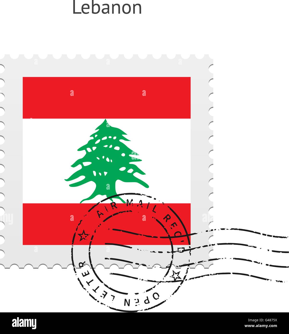 Lebanon stamp hi-res stock photography and images - Alamy