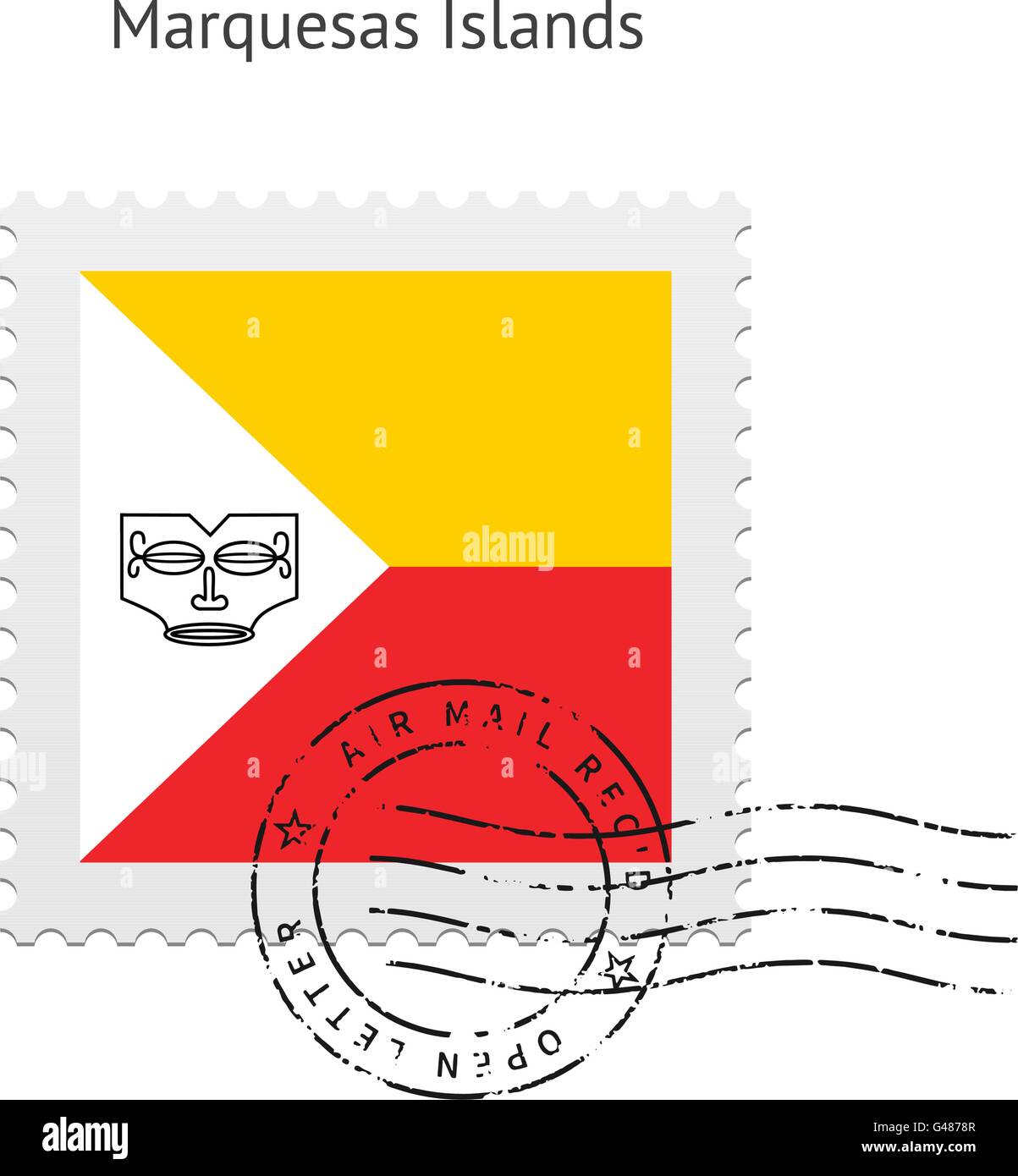 Flag of marquesas islands hi-res stock photography and images - Alamy