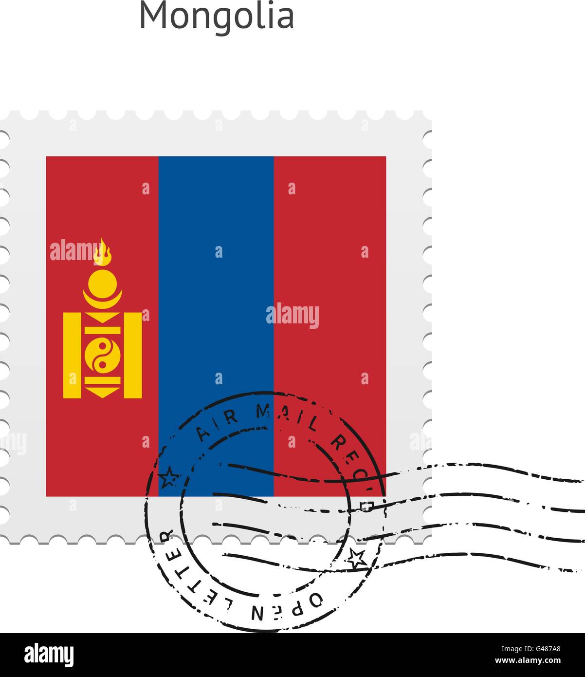 Postage stamp mongolia hi-res stock photography and images - Alamy