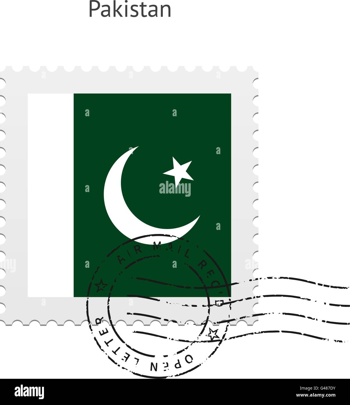 Pakistan postage stamp hi-res stock photography and images - Alamy