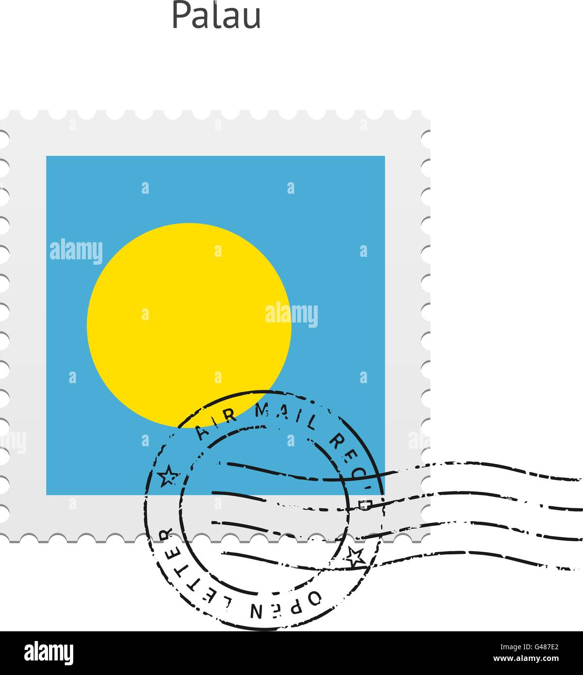Palau stamp hi-res stock photography and images - Alamy