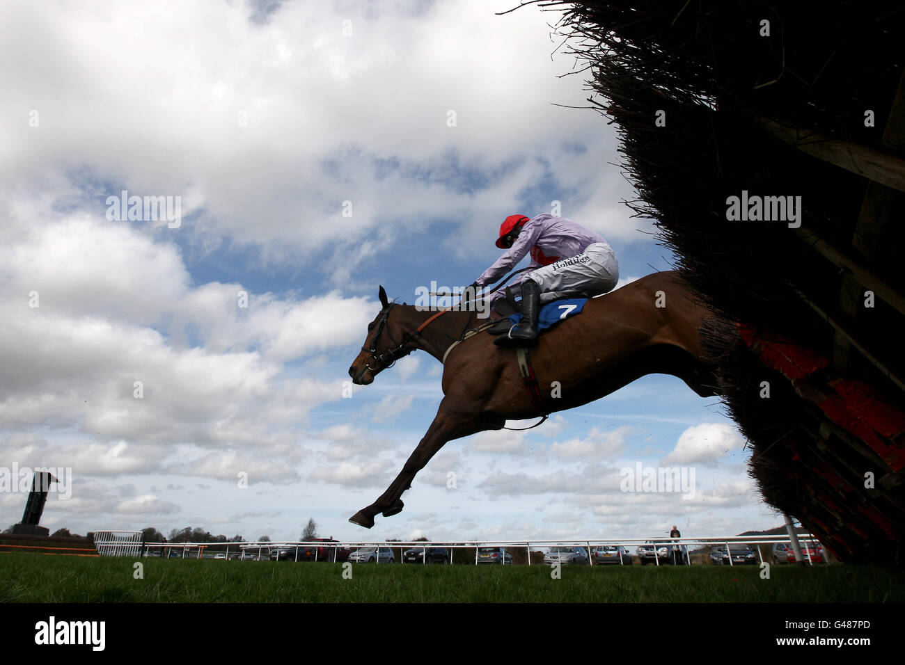 Jockey paddy brennan at ludlow racecourse hi-res stock photography and ...