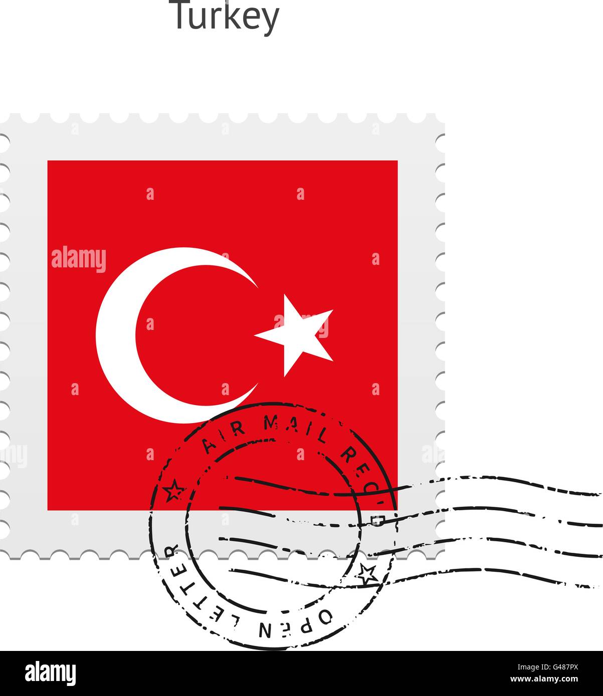 Postage stamp turkey hi-res stock photography and images - Alamy