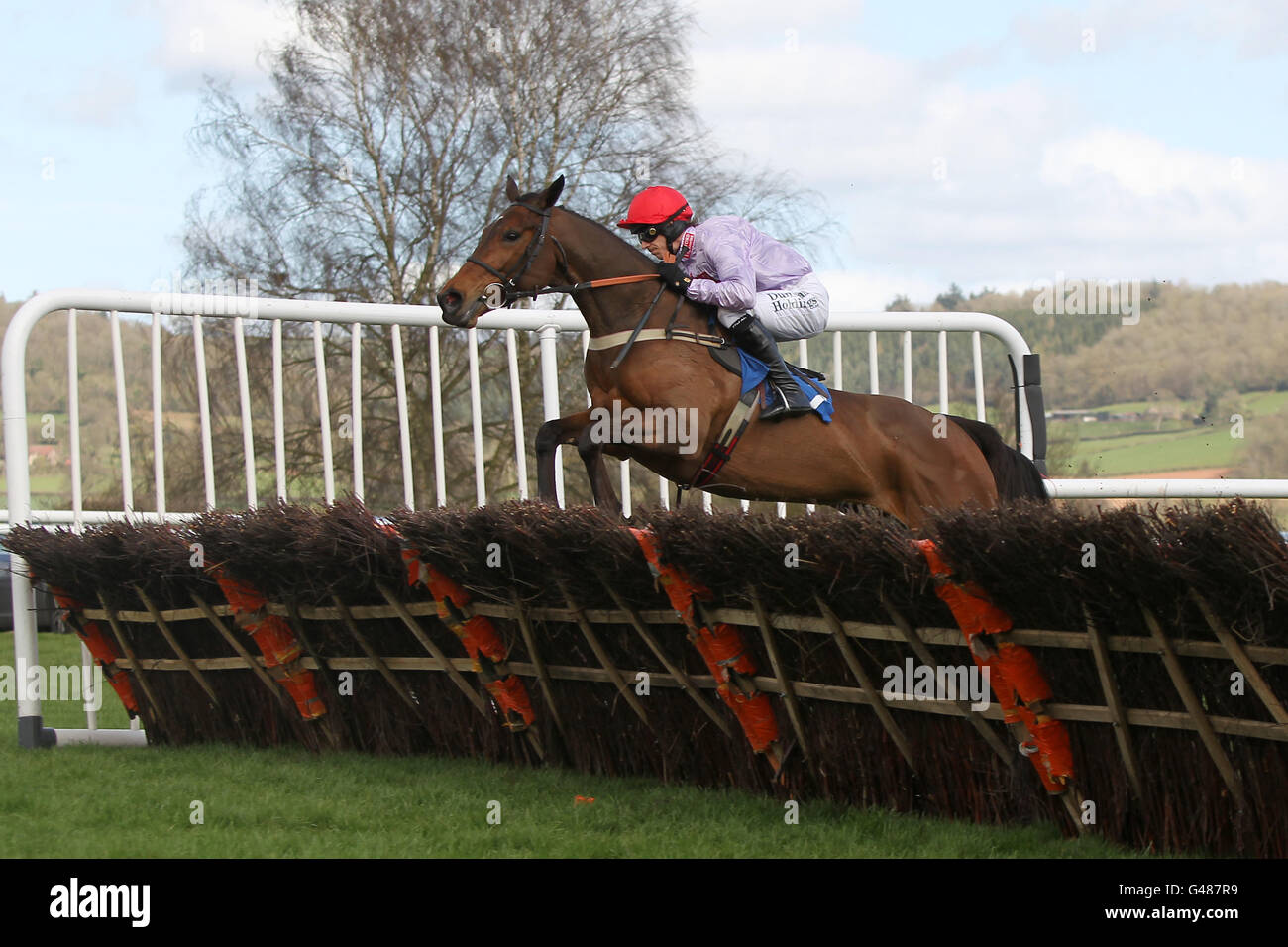 Horse Racing - Ludlow Racecourse Stock Photo - Alamy