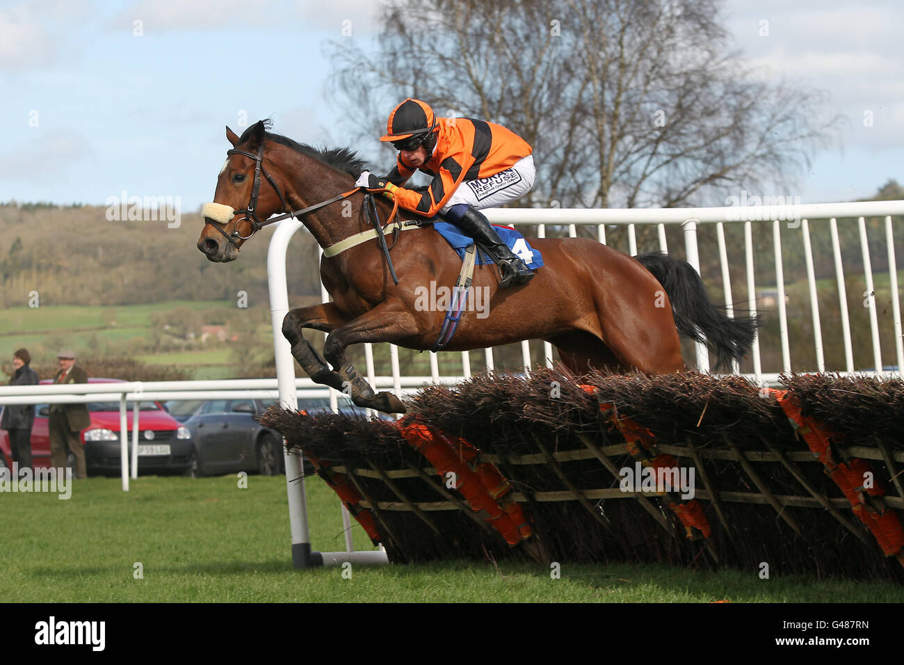 Jockey Brian Cawley on Bully Wuskers during the Edgecliff High School ...