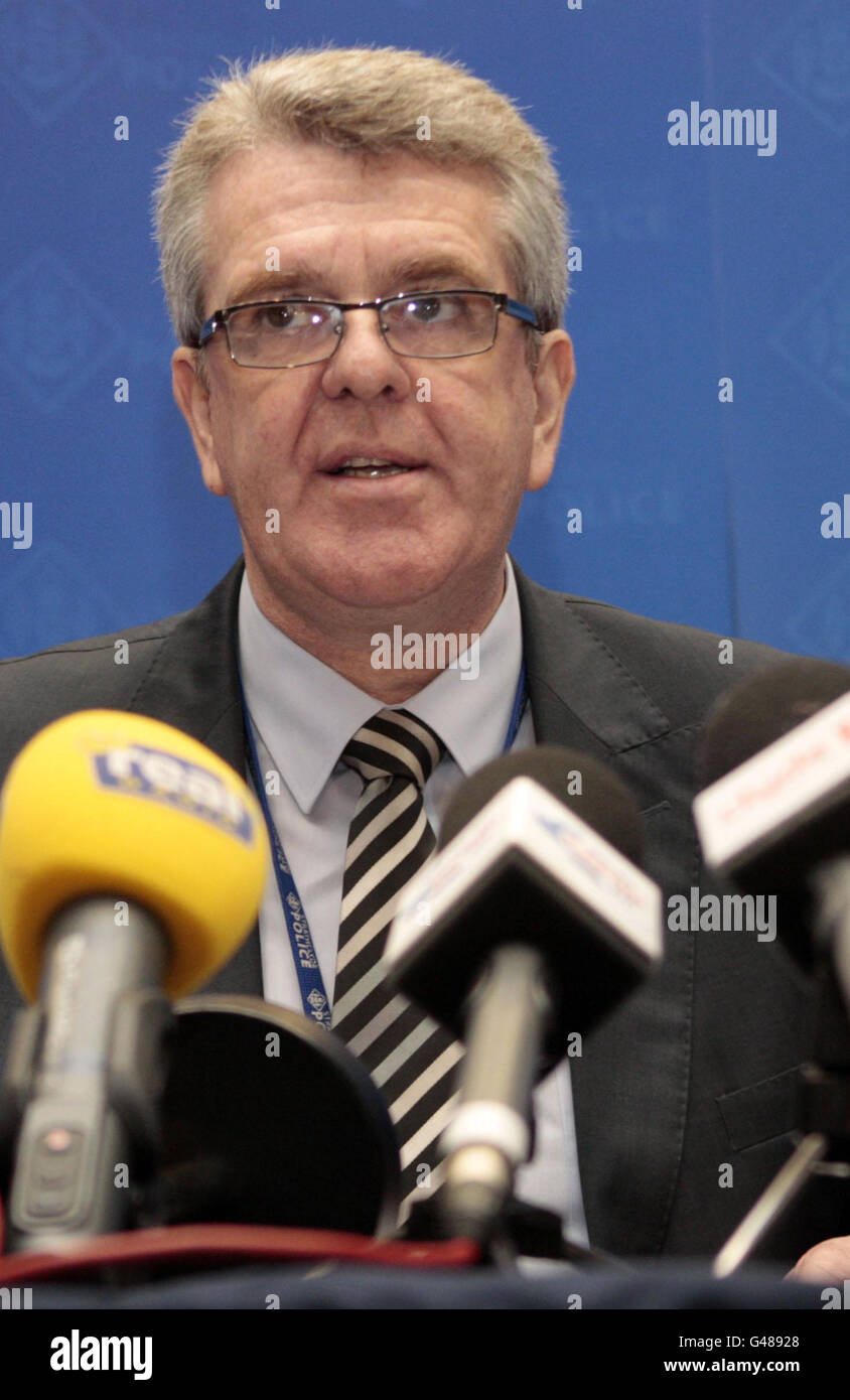 Detective Chief Superintendent John Mitchell during a press conference ...