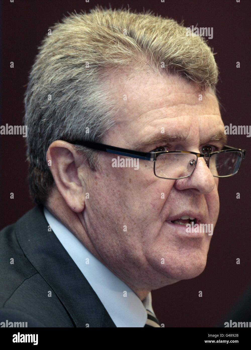 Detective Chief Superintendent John Mitchell during a press conference ...